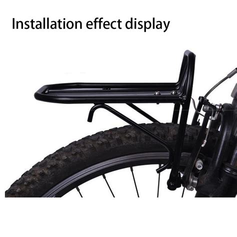 알루미늄 합금 MTB 도로 사이클링 자전거 프론트 랙 캐리어 패니어 가방 수하물 선반 브래킷 자전거 부품 스포츠용 트렁크 AliExpress
