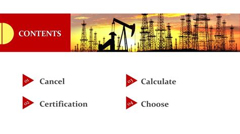 Fossil Oil Powerpoint Templates D Graphics Buildings Landmarks Google Slides Red White