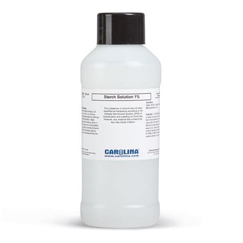 Starch Solution 1 120 Ml Carolina Biological Supply