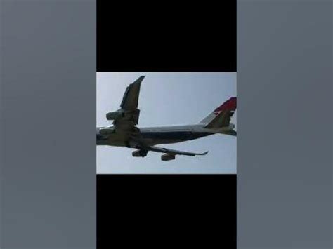British Airways Boeing 747 Retro Livery Landing To London Heathrow