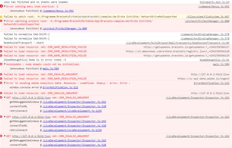 BracketsPortable Problem Issue Adobe Brackets GitHub