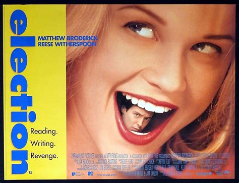 Election Original Ds British Quad Movie Poster Matthew Broderick Reese