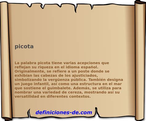 Significado De «picota