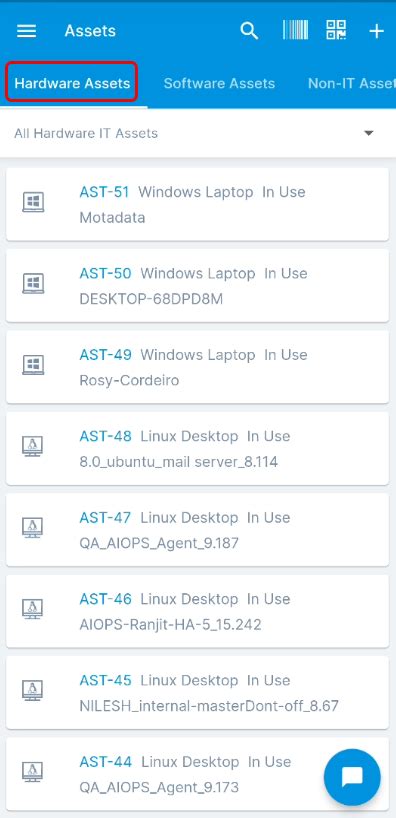 Hardware Assets Serviceops