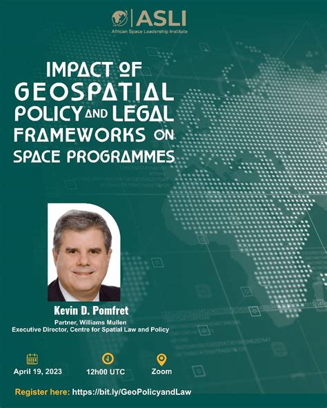Impact Of Geospatial Policy And Legal Frameworks On Space Programmes Asli