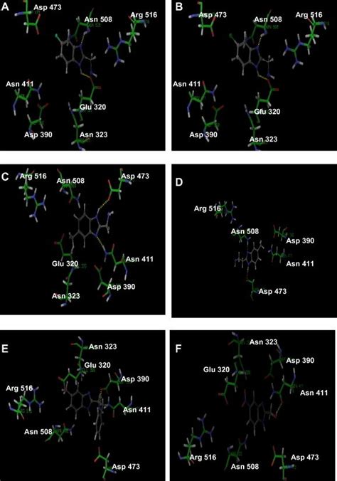 The Docking Pose Of The Synthesized Compounds In This Article 1 A
