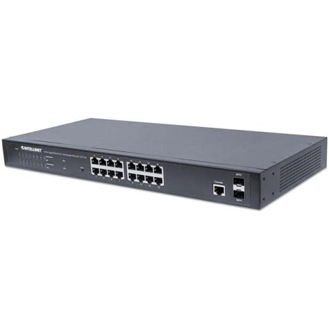 Buy Intellinet 561341 16 Port Ethernet Poe Web Managed Switch 2 Sfp Prime Buy