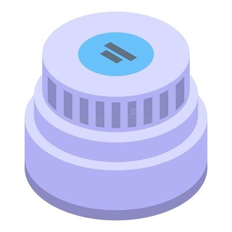 Round Gas Detector Icon Isometric Vector Meter Instrument Stock Vector Illustration Of
