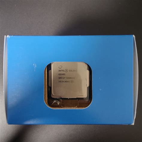 Intel G5905 Cpu Processor Computers And Tech Parts And Accessories Computer Parts On Carousell