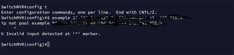 Cisco Nat Invalid Input Networking Spiceworks Community