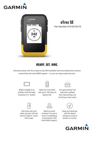 Garmin ETrex SE At 15000 Handheld Global Positioning System Device In Ahmedabad ID