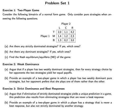 solved exercise 1 two player game consider the following