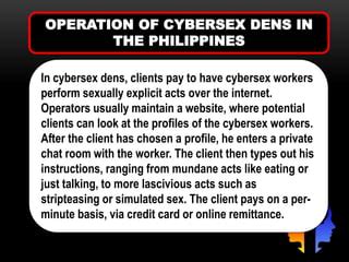 Cybersex Law PPTX Crime Harmful Acts To Individuals Society Human Right Violations