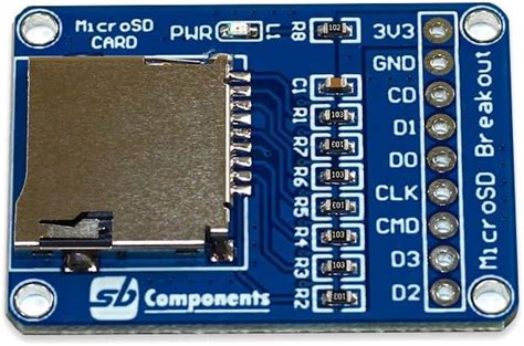 Haljia 3 Pcs Spi Reader Micro Sd Memory Card Tf Memory Card Shield Module Read Write Data