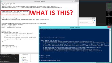 javascript what s the correct way to use jasmine from node stack