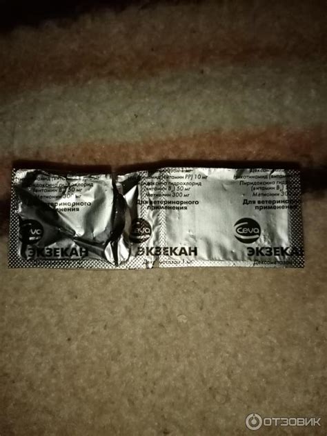 Отзыв о Сахарные кубики от аллергии у собак Экзекан Витамины для собак по рецепту