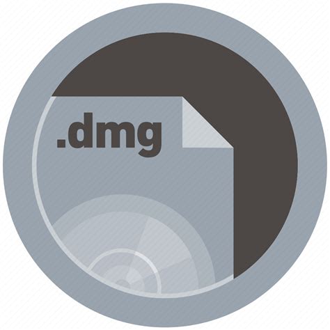 Dmg Document Extension File Format Round Roundettes Icon