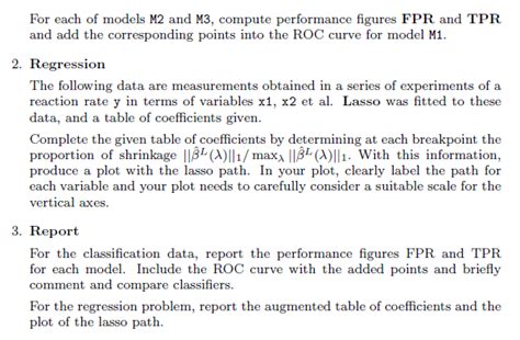 Classification The Following Are Chegg