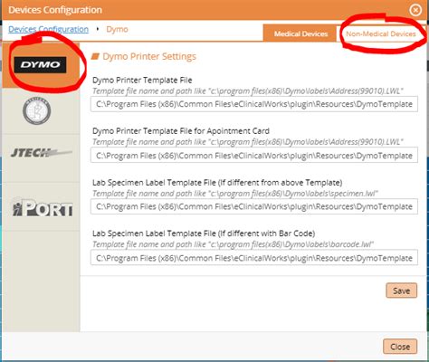 Ecw Dymo Config Careatc Corporate Knowledge Base