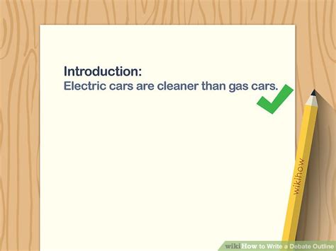 Ways To Write A Debate Outline WikiHow