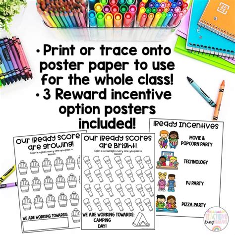 Iready Incentive Charts Whole Class Reward Charts Individual Lesson