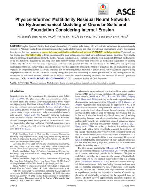 Zhang Et Al 2022 Physics Informed Multifidelity Residual Neural