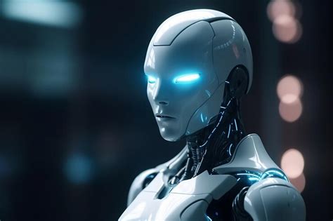 Premium Ai Image Ai Machine Robot And Human Cyborg Artificial