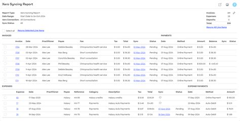 Report On Xero Reckon One Quickbooks Syncing Halaxy Help Guide