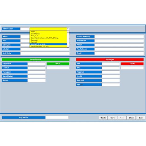 Jual Aplikasi Excel Cetak Slip Gaji Excel Indonesia Shopee Indonesia