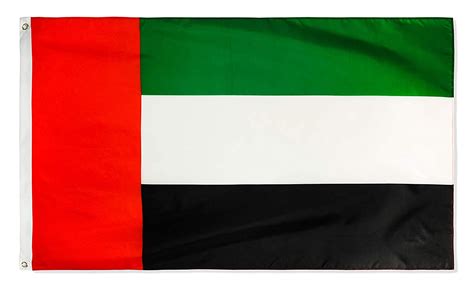 Danf United Arab Emirates Flag 3x5 Ft Polyester Uae Dubai Flags 3 X 5