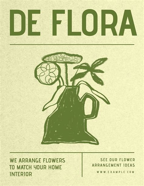 Flower Shop Flyer Template Design Free Photo Rawpixel