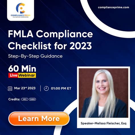 Fmla Compliance Checklist For 2023 Step By Step Guidance Employee Handbook Webinar National