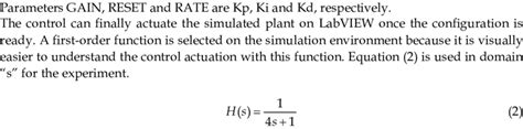 Pid Function Block Configuration Download Table