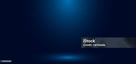 텍스트에 대한 조명과 공간이있는 파란색 그라데이션 벽 스튜디오 빈 방 추상 적 배경 배경 주제에 대한 스톡 벡터 아트 및 기타 이미지 배경 주제 파란색 어두운 색