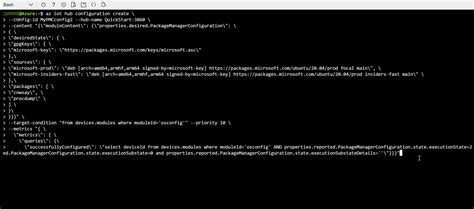 Azure Iot と Osconfig を使用して Os パッケージ マネージャーを管理する Microsoft Learn