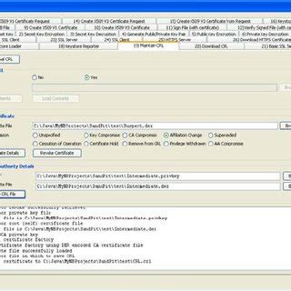 Viewing Certificate Revocation List Download Scientific Diagram