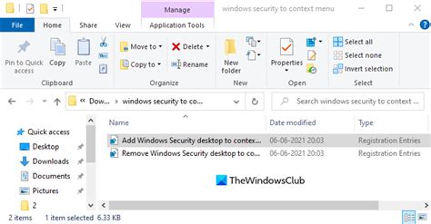 How To Add Windows Security Cascading Context Menu Item