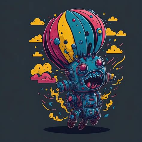 Premium Vector Robot Design Transformer Machine Metal Colorful