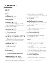data 8 midterm.pdf - Data 8 Midterm 1 Christine Giang TOTAL POINTS 30.5 / 45 missing a .item or ...
