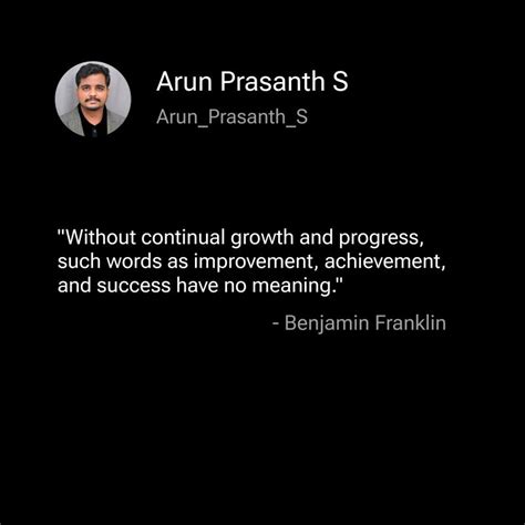 Arun Prasanth S On Linkedin Growthmindset Success Motivation