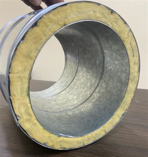 Double Skin Spiral Duct Insulation With Gi Cladding Sfs Enterprise Llc