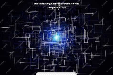 Premium Psd Abstract Technology Big Data Visualization Futuristic Space Infographic