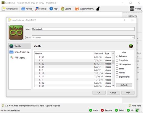 Create A Forge Modpack With MultiMC