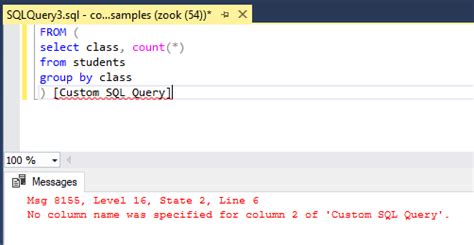 Custom Sql In Tableau Subqueries And Sql Injection Stdin