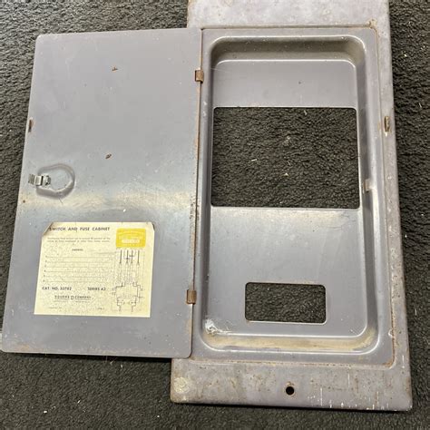 Sq D 60 Amp Fuse Box Coverdoor 33782 Series A2 Ebay