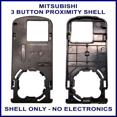 Mitsubishi Button Smart Proximity Remote Key Replacement Shell Only