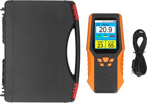 Handheld Oxygen Detector O2 Analyzer With Time And Date Display Temperature Handheld Oxygen Detector O2 Analyzer With Time And Date Display Temperature