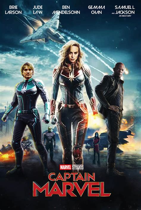 Captain Marvel Movie Poster By Marcellsalek 26 On Deviantart