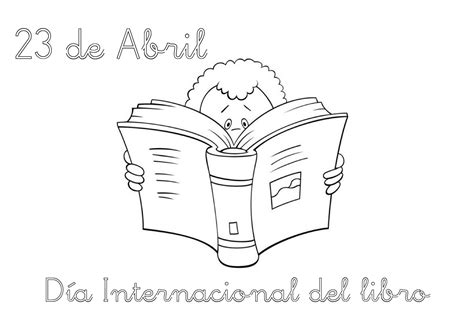 Día Del Libro Dibujos Para Colorear