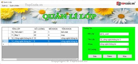 Hệ Thống Quản Lí Sinh Viên Bằng C Winform Và Sqlserver Có đầy đủ Chức Năng Quản Trị Thêm Sửa